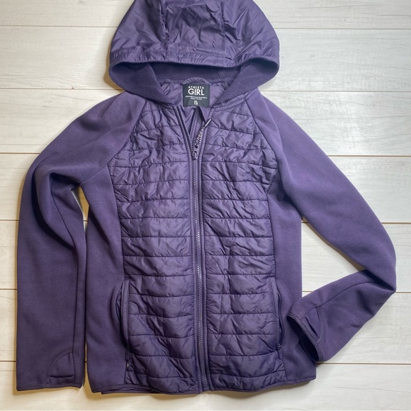 Athleta | Jackets & Coats | Athleta Girls Full Zip Hoodie Jacket Sz 4 ...